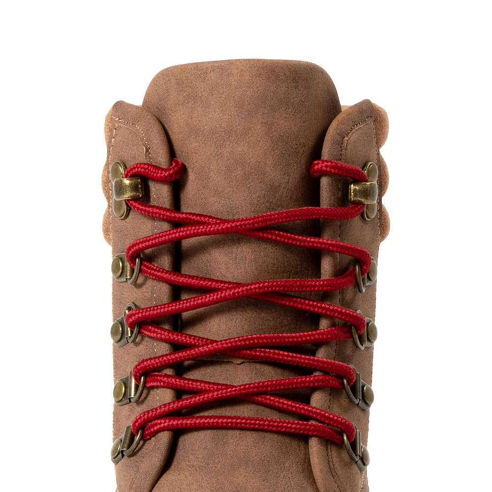 Personalized Holiday Duck Boots with Red Laces