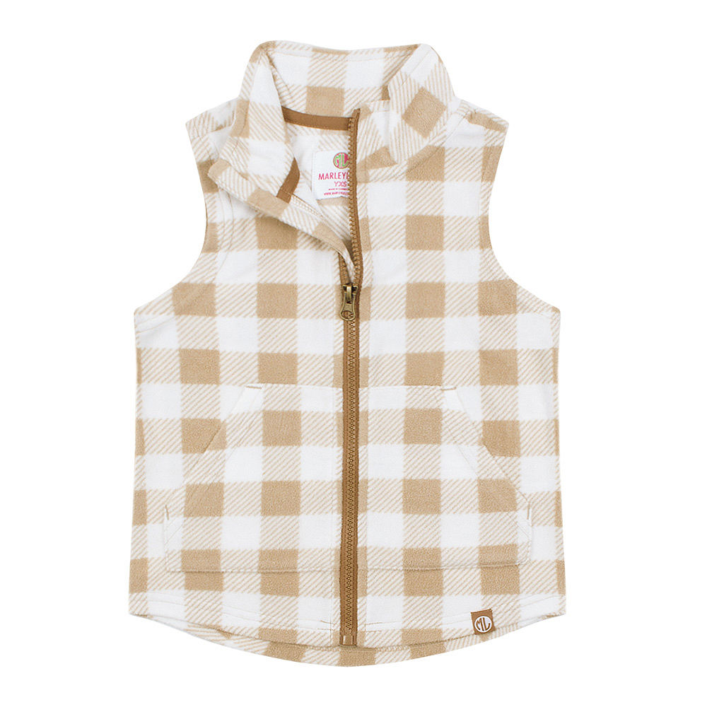 Marleylilly Kids | Personalized Plaid Vest