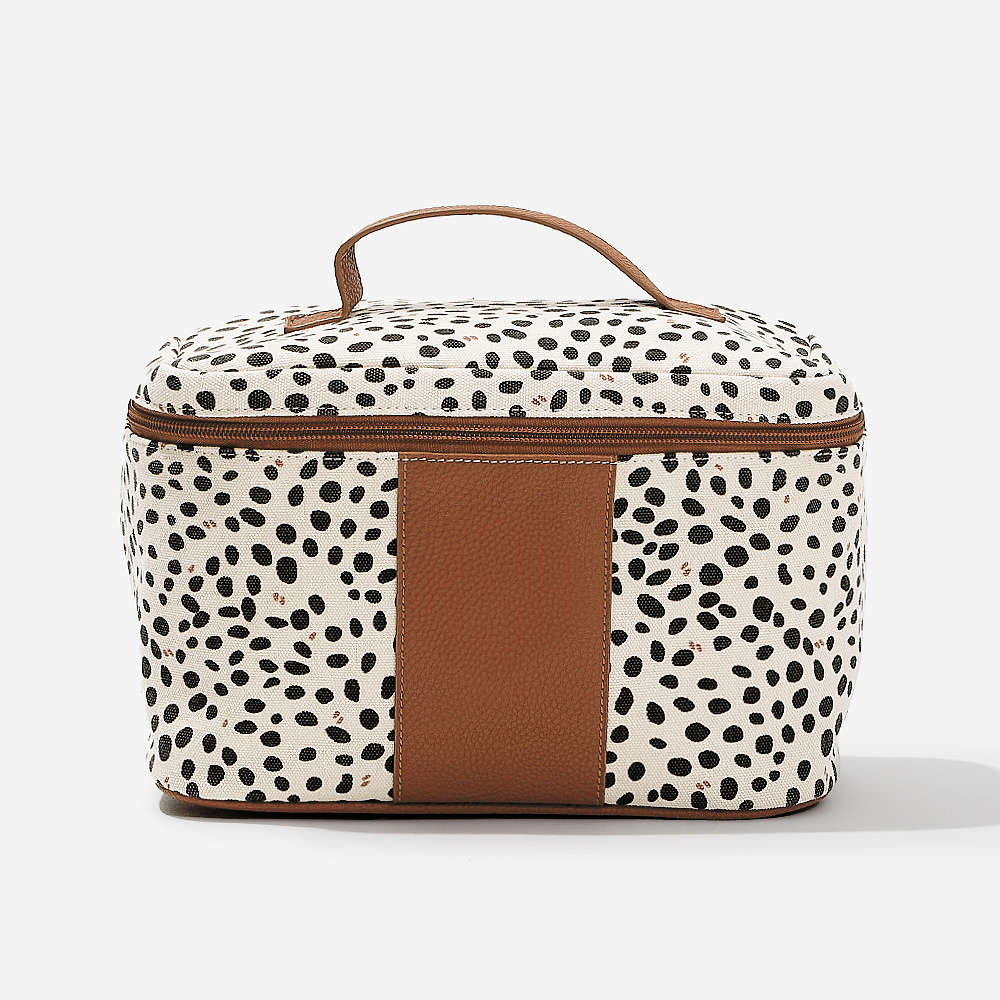 Monogrammed Spotted Train Case - Marleylilly