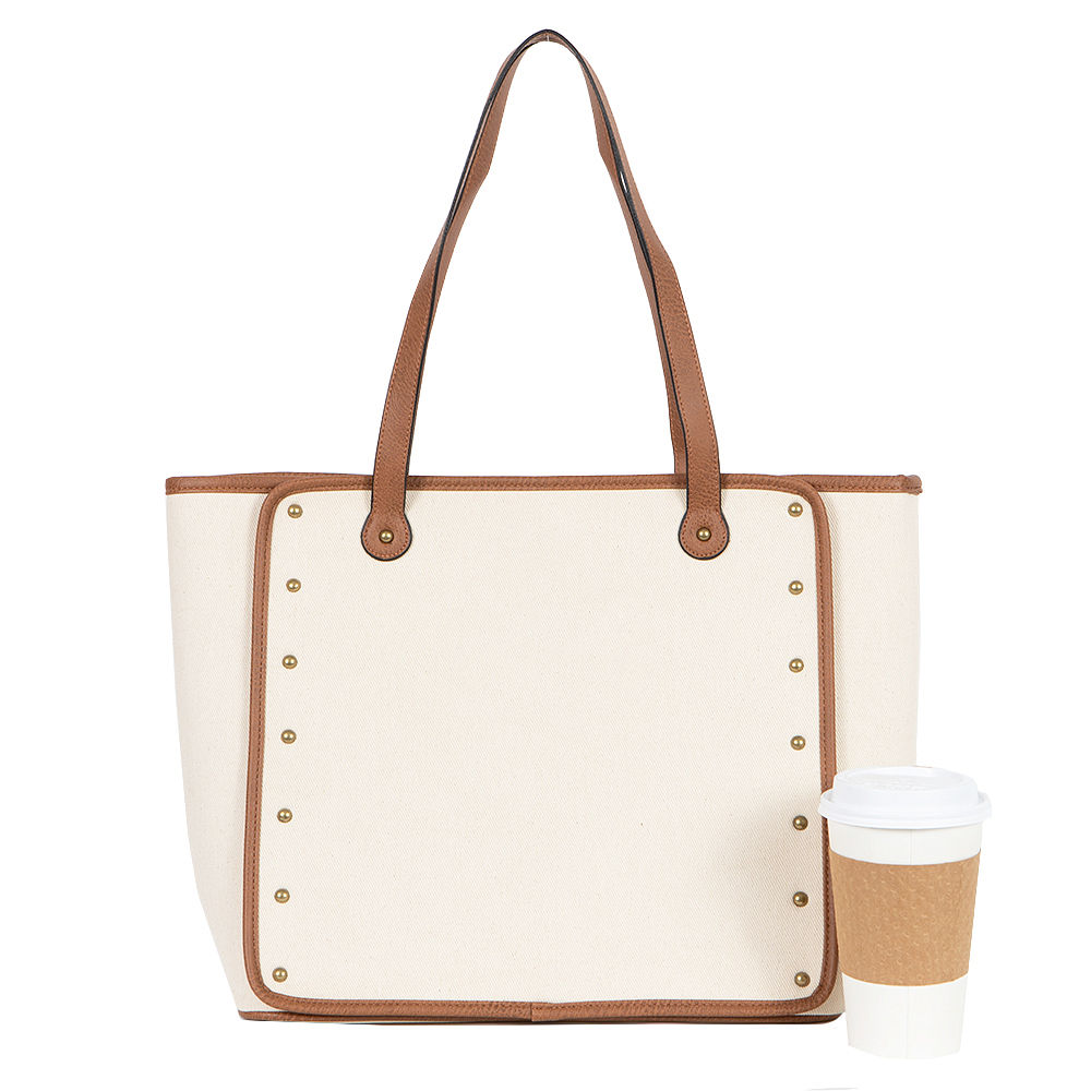Personalized Vintage Canvas Tote Bag — Marleylilly