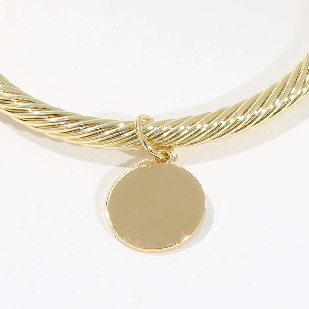 Monogrammed Cable Bracelet Set | Marleylilly