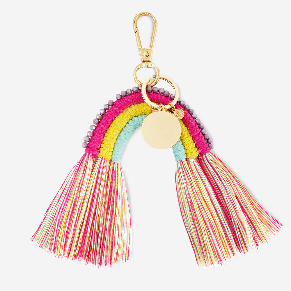 Personalized Rainbow Keychain - Marleylilly