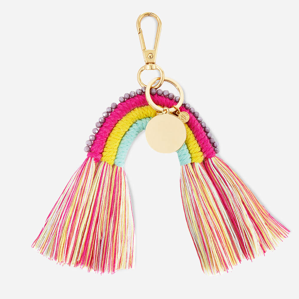 Personalized Rainbow Keychain - Marleylilly
