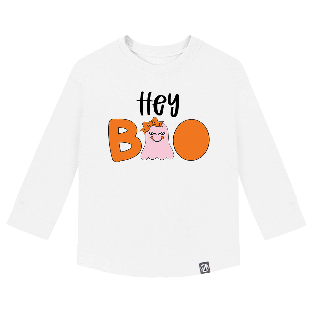 Hey Boo Kids Long Sleeve Shirt | Marleylilly