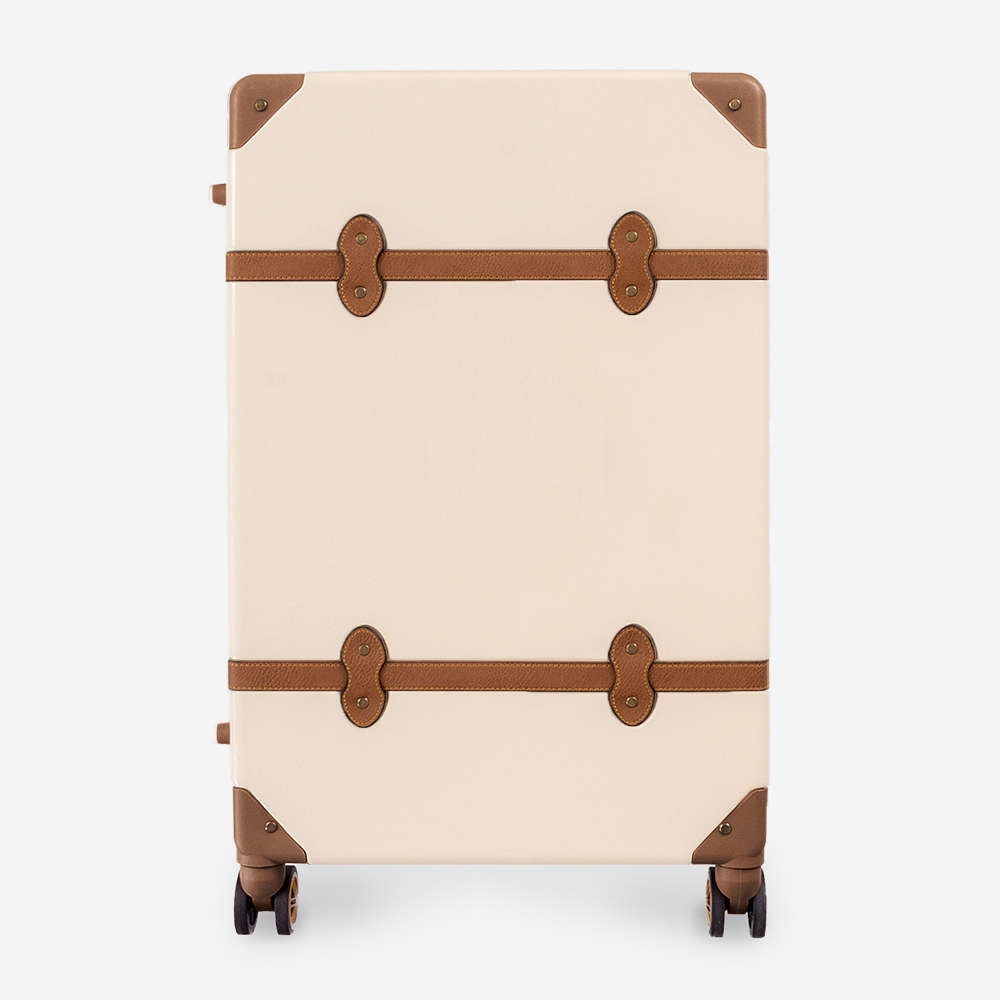 Personalized Vintage Hard Shell Suitcase -- Marleylilly