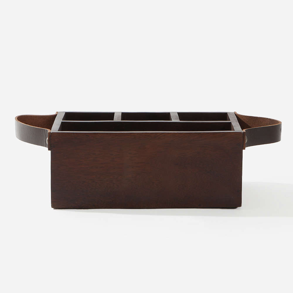 Monogrammed Wooden Caddy | Marleylilly