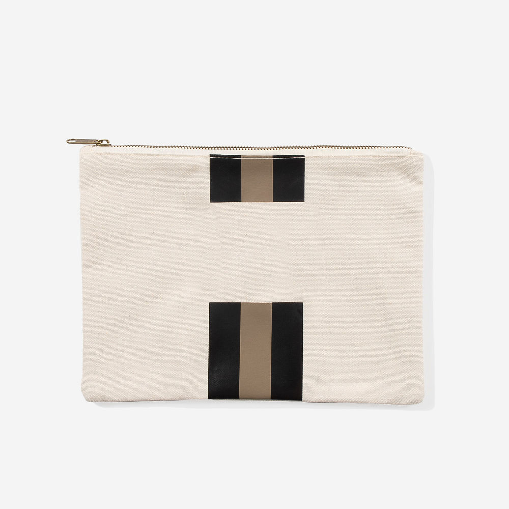 Personalized Canvas Zipper Pouch