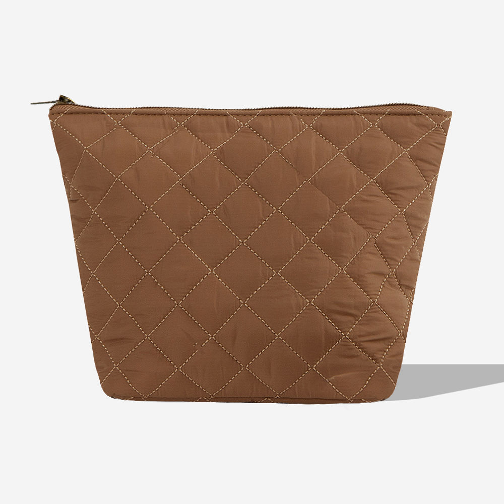 Monogrammed Quilted Cosmetic Case - Marleylilly