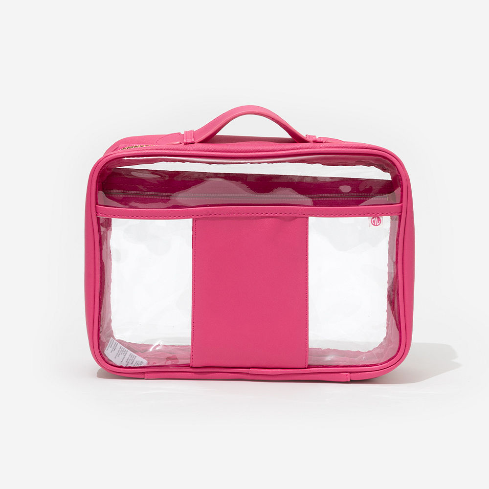 Personalized Large Clear Toiletry Bag | Marleylilly