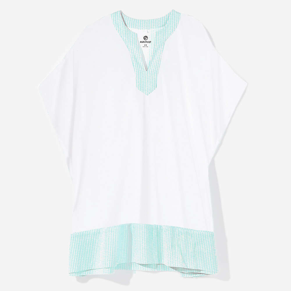 Monogrammed Seersucker Printed Cover Up | Marleylilly