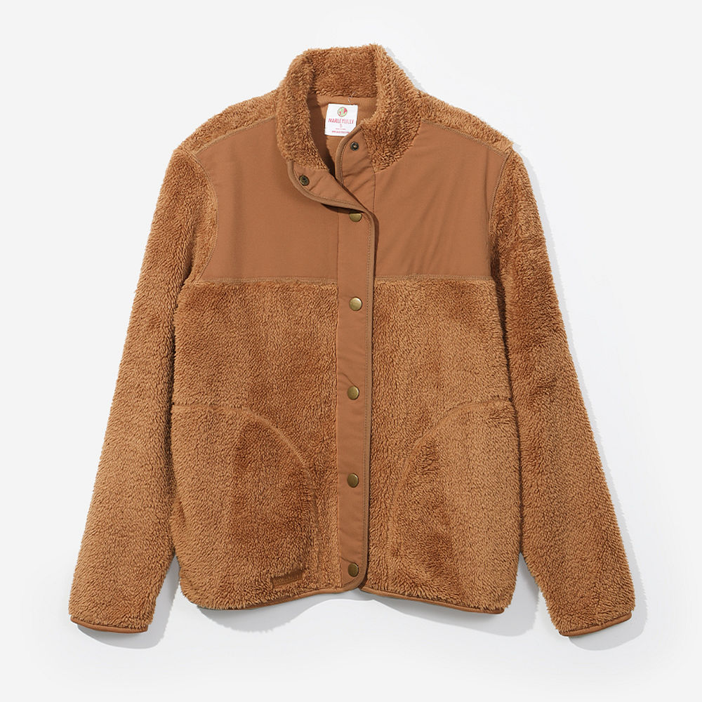 Monogrammed Sherpa Jacket | Marleylilly