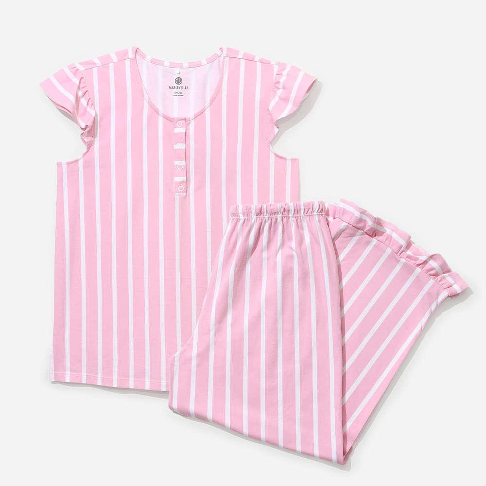 Personalized Ruffle Pajama Set | Marleylilly
