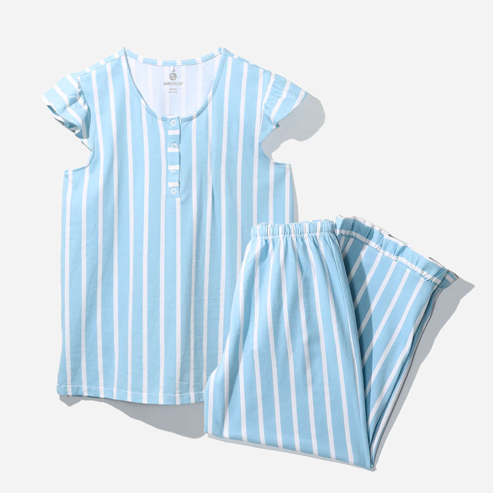 Personalized Ruffle Pajama Set | Marleylilly