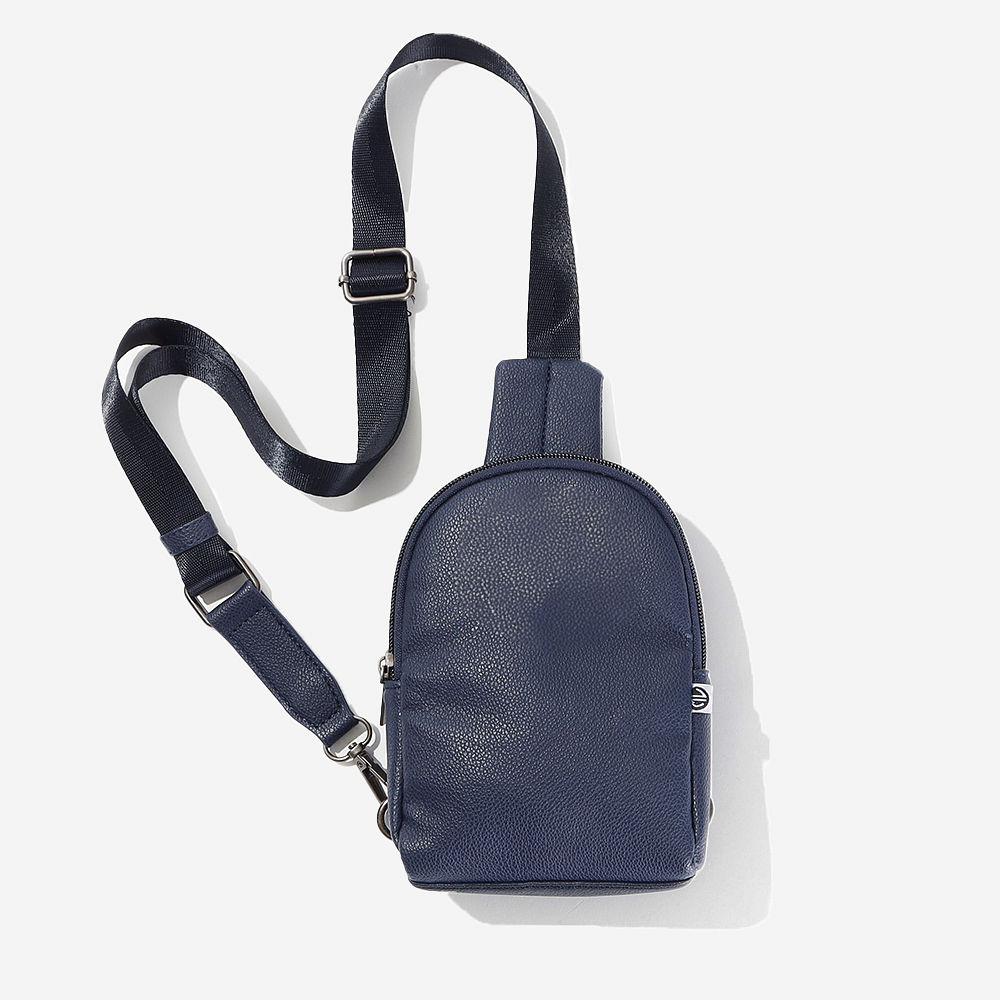 Personalized Faux Leather Sling Bag | Marleylilly