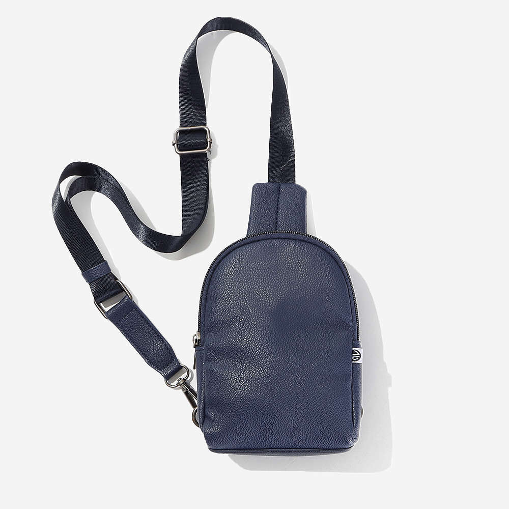 Personalized Faux Leather Sling Bag | Marleylilly