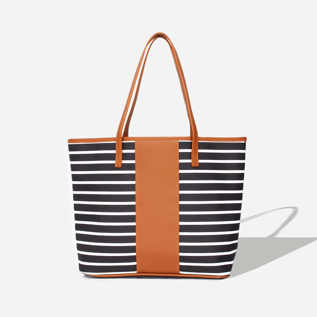 Cute Striped Monogrammed Tote Bag — Marleylilly