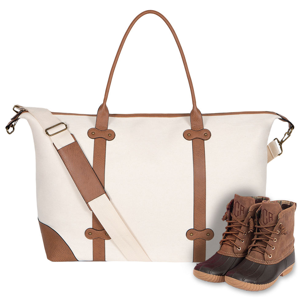 Vintage Canvas Weekender Bag — Marleylilly