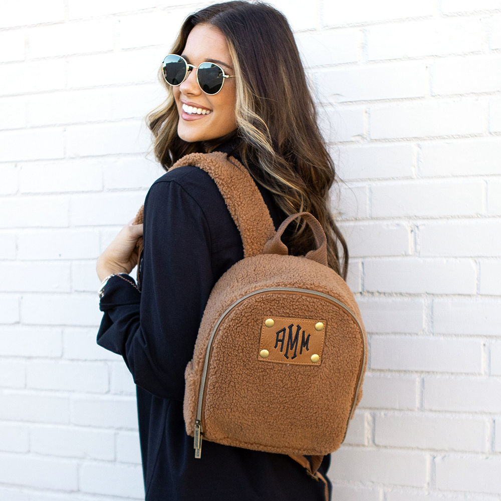Personalized Mini Sherpa Backpack