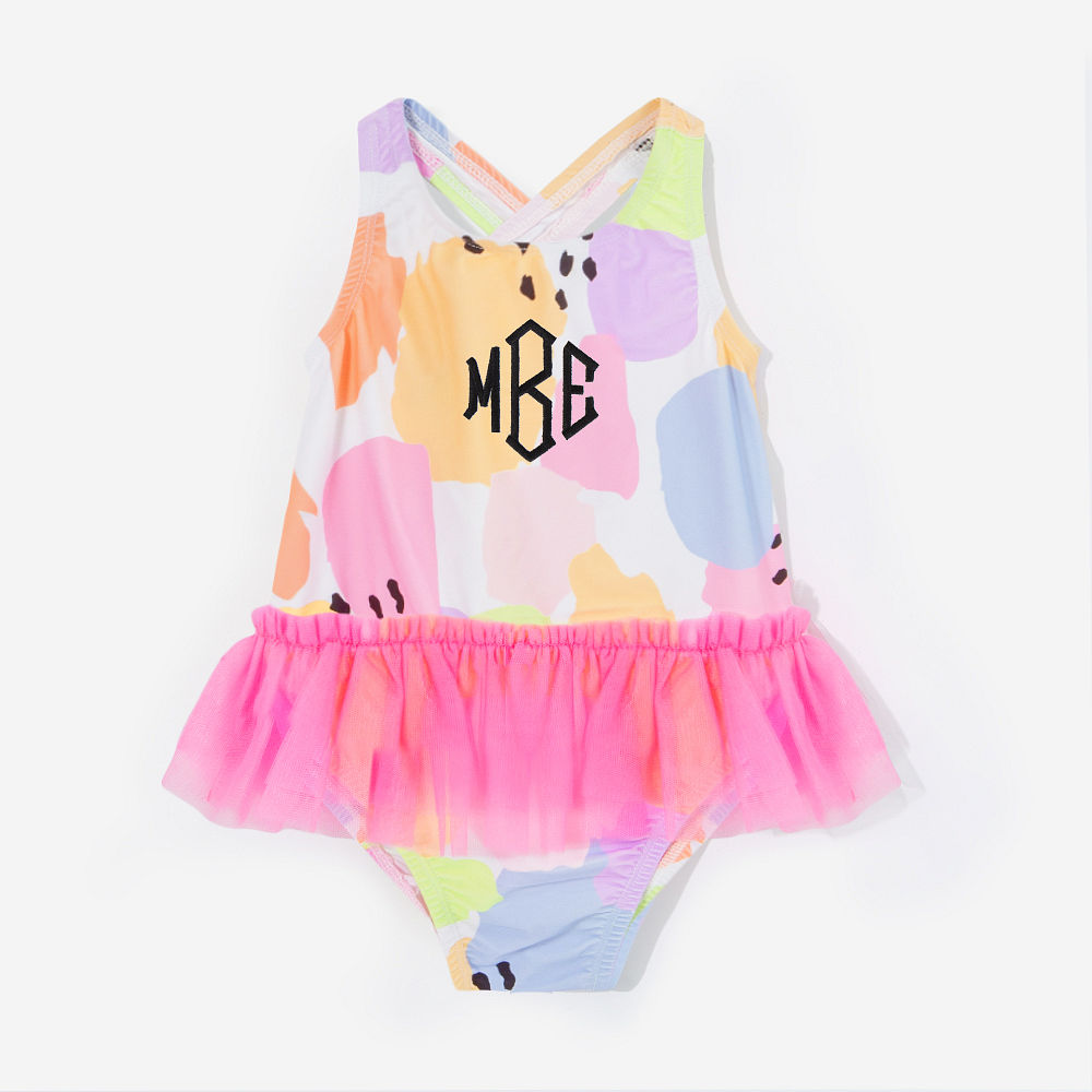 Marleylilly Kids | Personalized Toddler Tutu Swimsuit