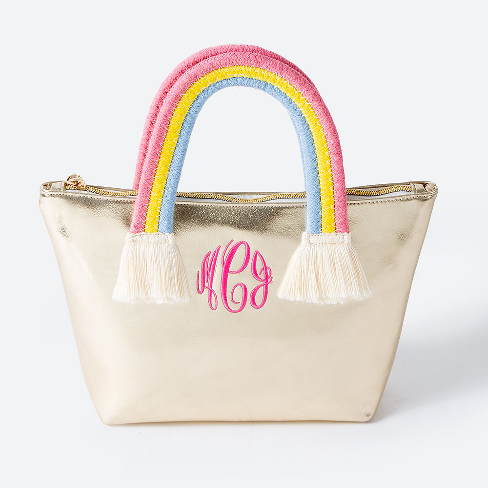 Marleylilly Kids | Personalized Rainbow Tote Bag