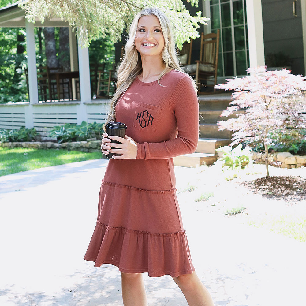 Personalized Waffle Dress | Marleylilly