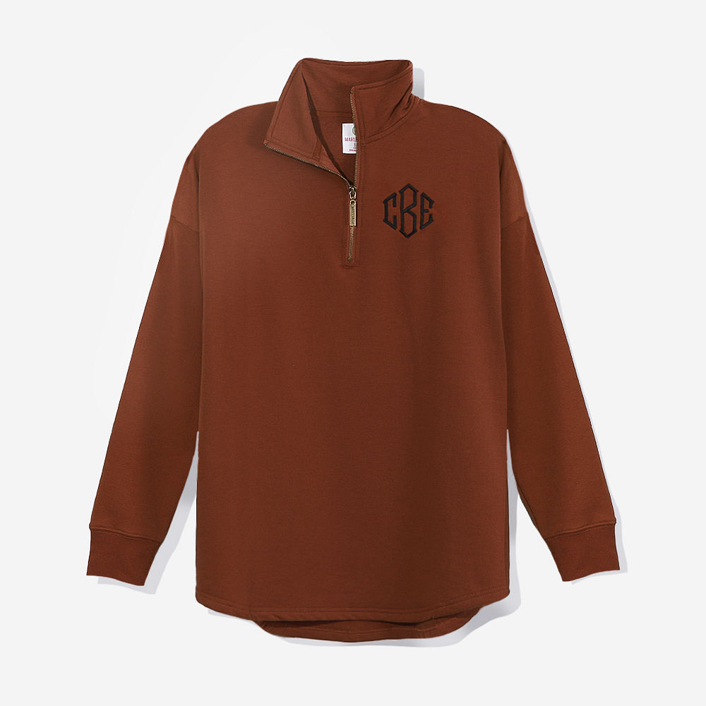 Personalized Quarter Zip Sweatshirt