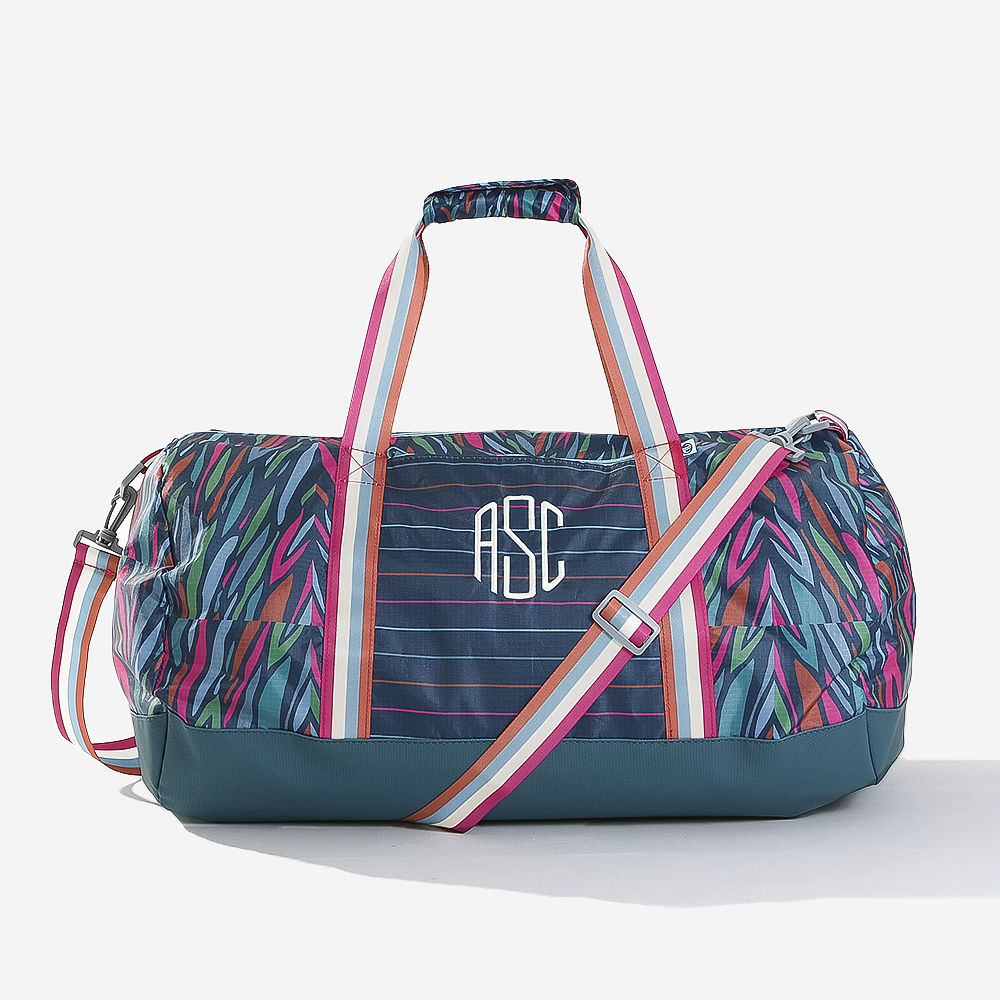 Personalized Packable Travel Duffel Bag | Marleylilly