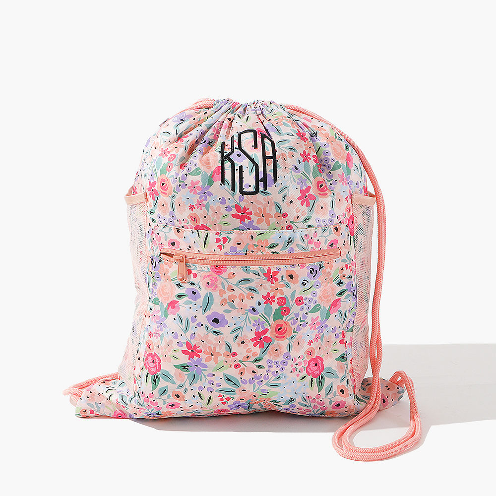 Personalized Kids Cinch Top Bag | Marleylilly Kids