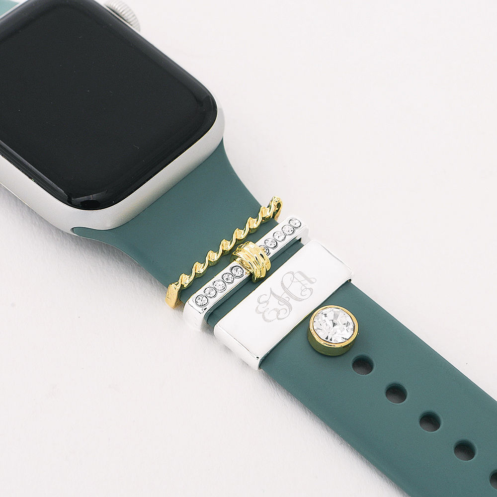 Monogrammed Smart Watch Charm Set | Marleylilly