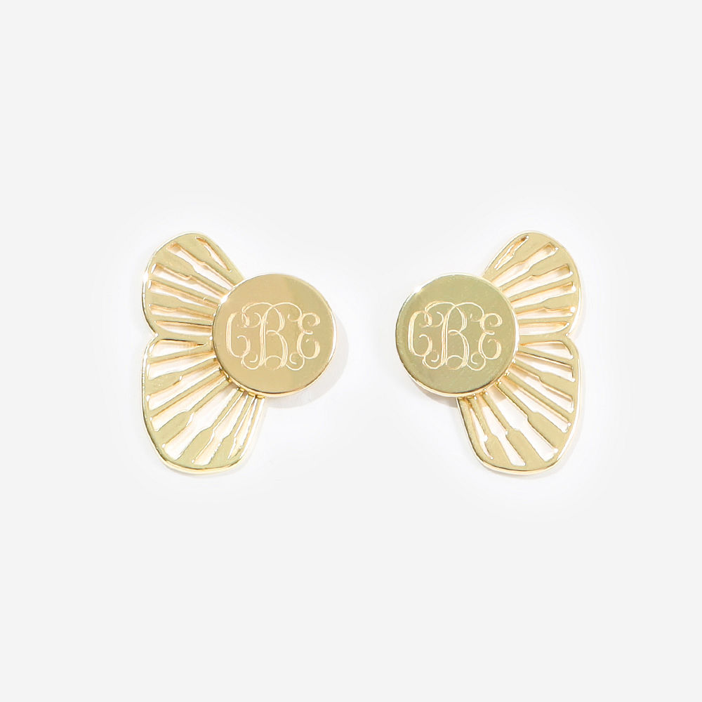 Personalized Butterfly Earrings | Marleylilly