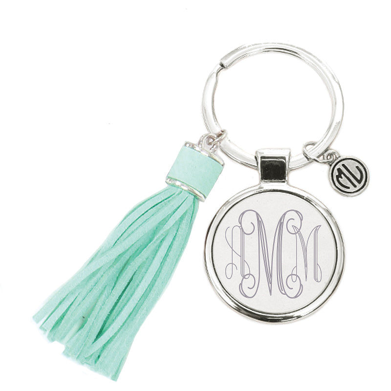Personalized Tassel Keychain - Marleylilly