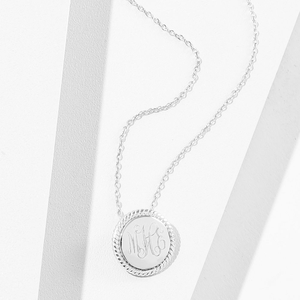 Personalized Sterling Silver Necklace