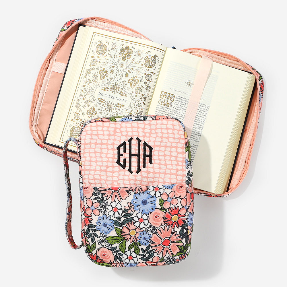 Monogrammed Bible Carrier Case - Marleylilly