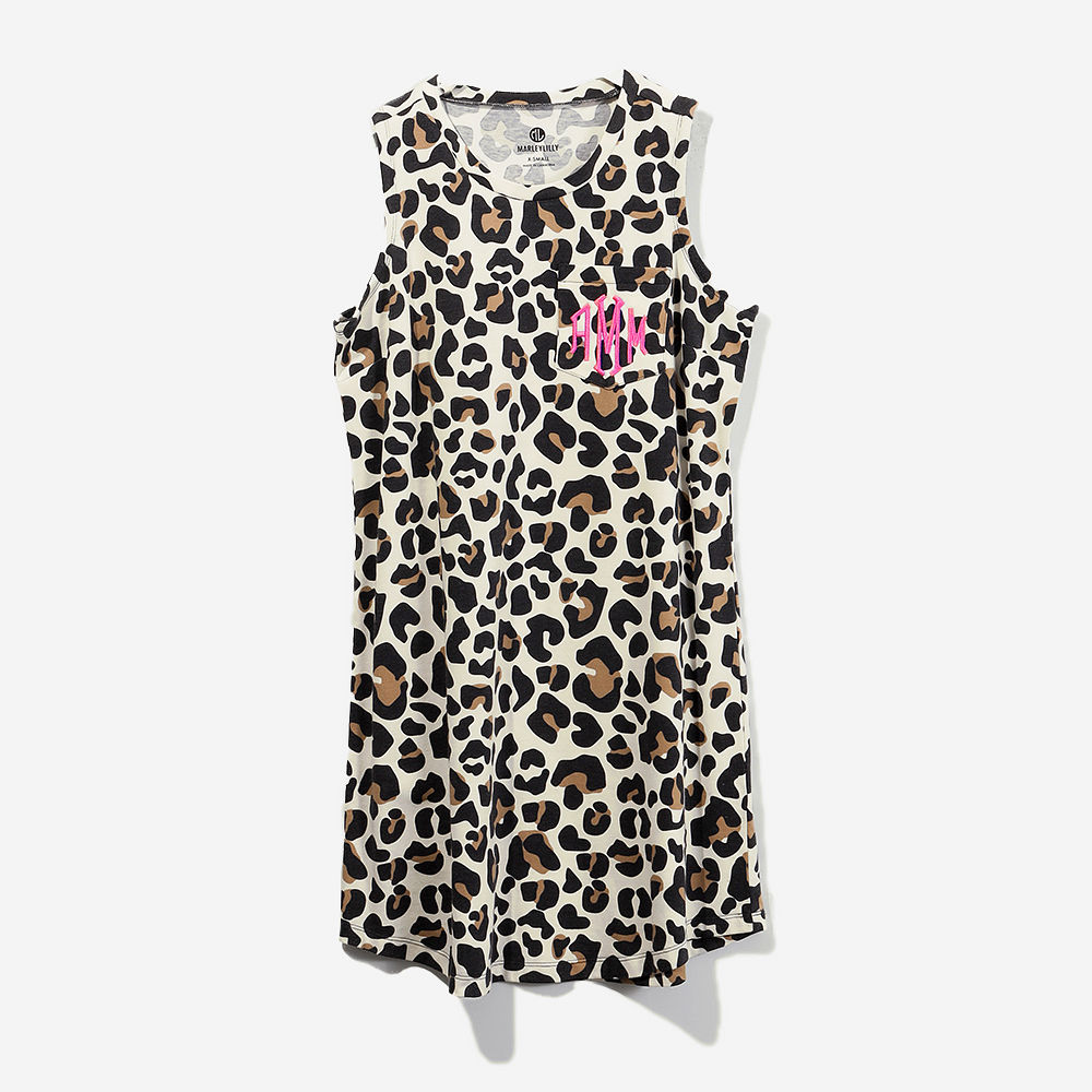 Monogrammed Casual Tank Dress - Marleylilly