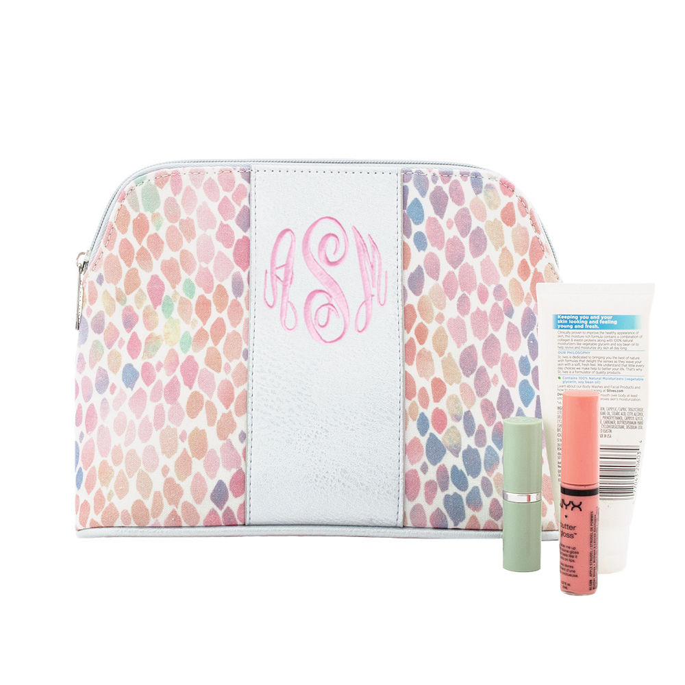 Personalized Watercolor Cosmetic Case