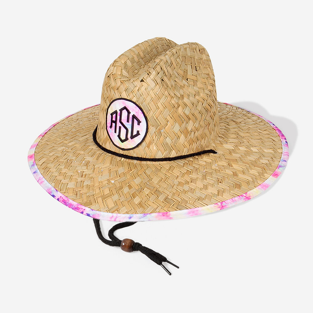 Monogrammed Woven Straw Hat | Ships in 3-7 Days!