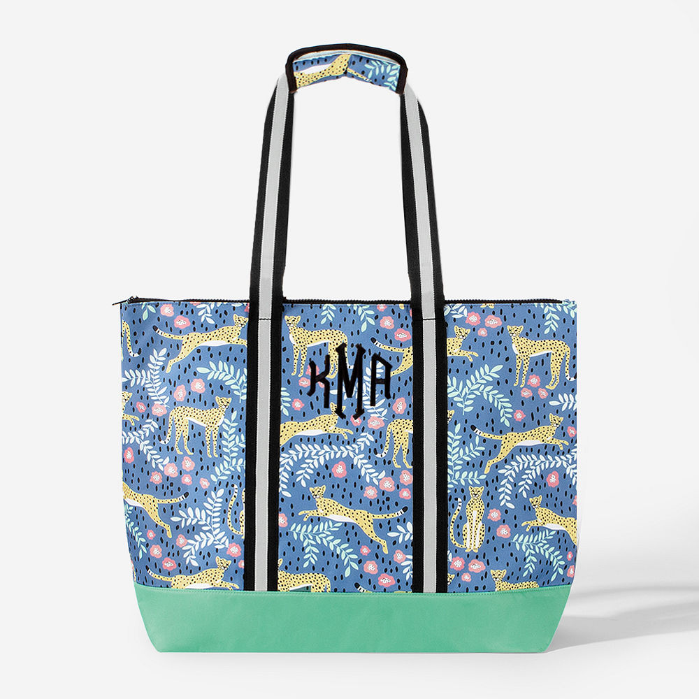 Personalized Zipper Tote Bag