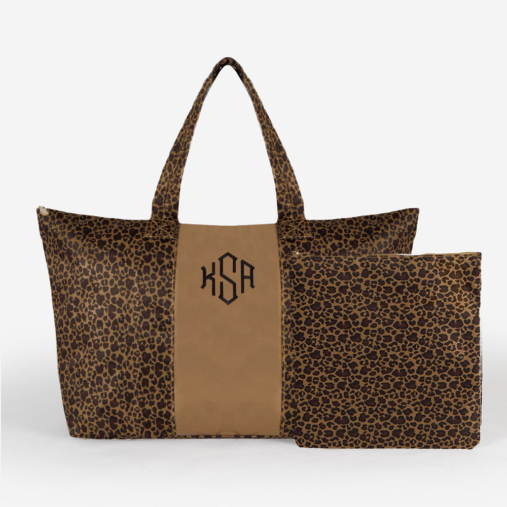 Personalized Packable Travel Duffel Bag | Marleylilly