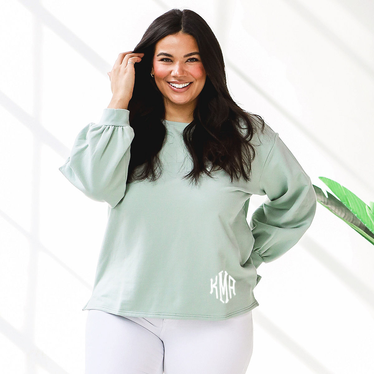 Personalized Puff Sleeve Top - From Marleylilly