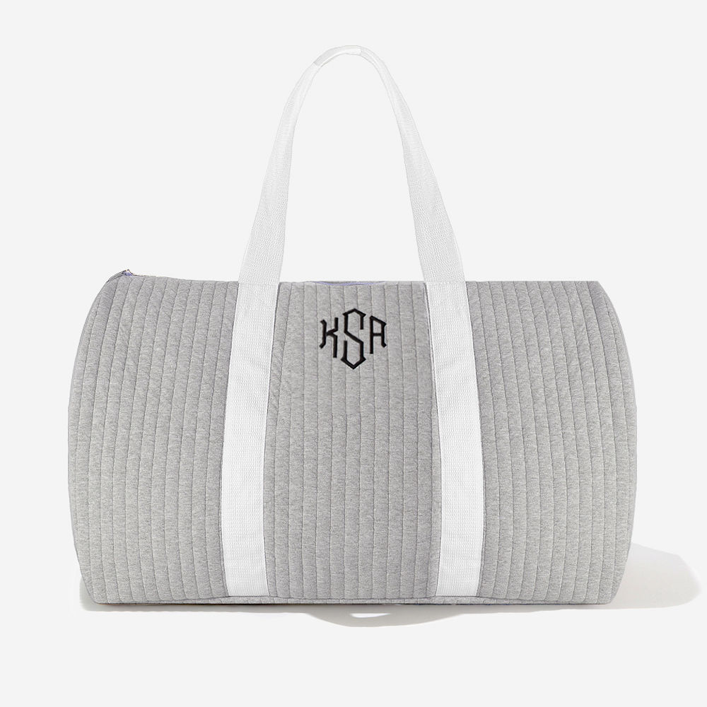 Personalized Quilted Weekender | Marleylilly
