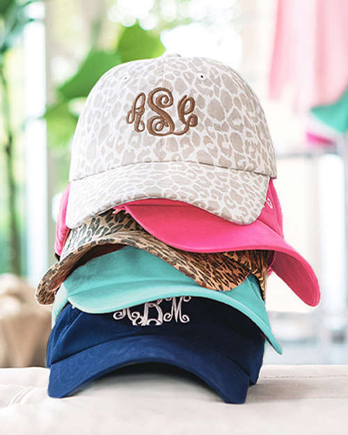 Custom Initial Hats | Monogrammed Caps, Sun Hats & More