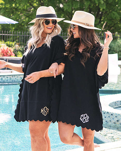 Monogrammed Beach Cover Up - Personalized Beach Wear | Marleylilly