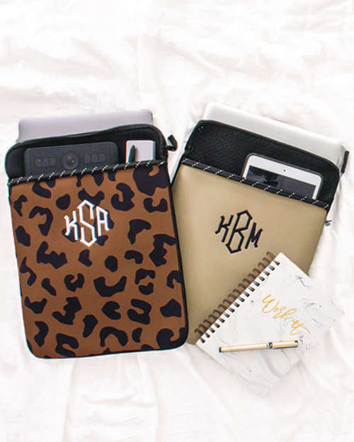 Personalized Quilted Laptop Bag