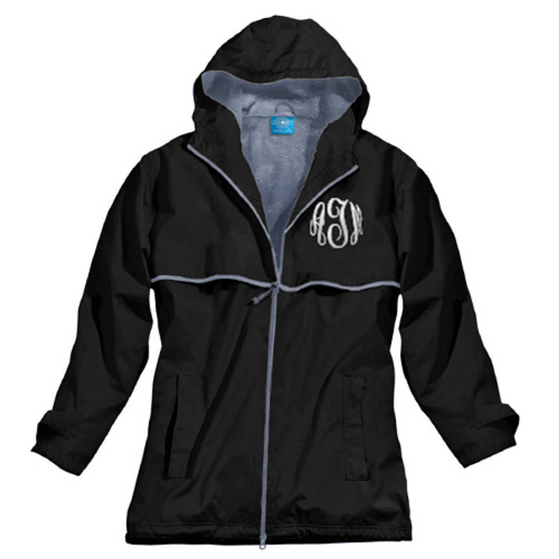 Monogrammed Rain Jacket - Women's New Englander Jacket with Hood