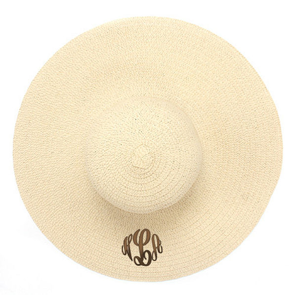 Monogrammed Sun Hat