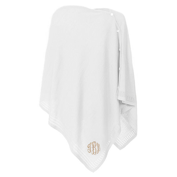 Monogrammed Lightweight Poncho
