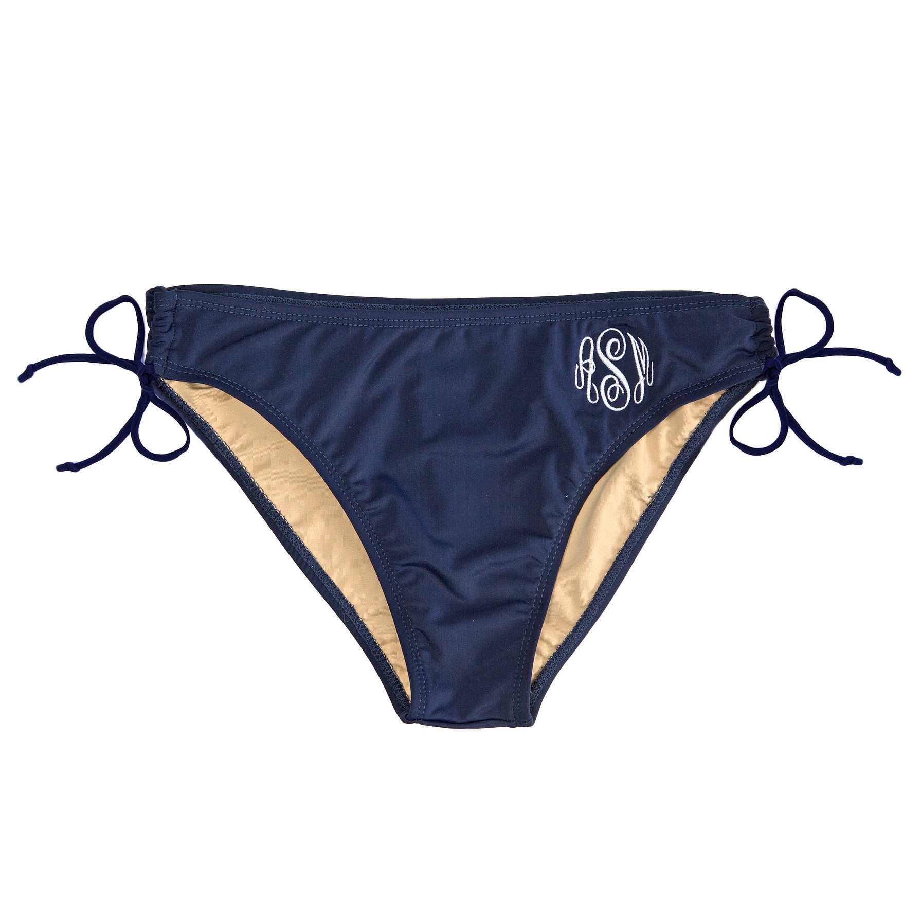 Monogrammed Adjustable Bikini Bottoms - Custom Bikinis | Marleylilly