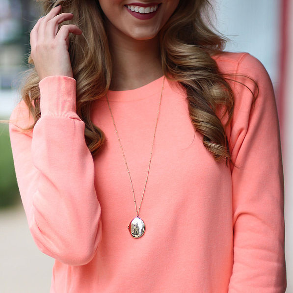 Personalized Locket Necklace