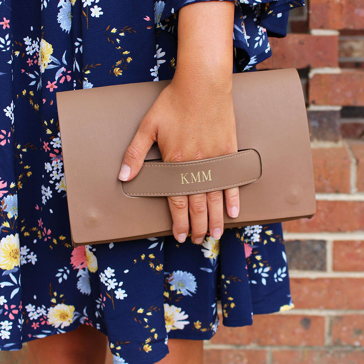 Monogrammed Clutch