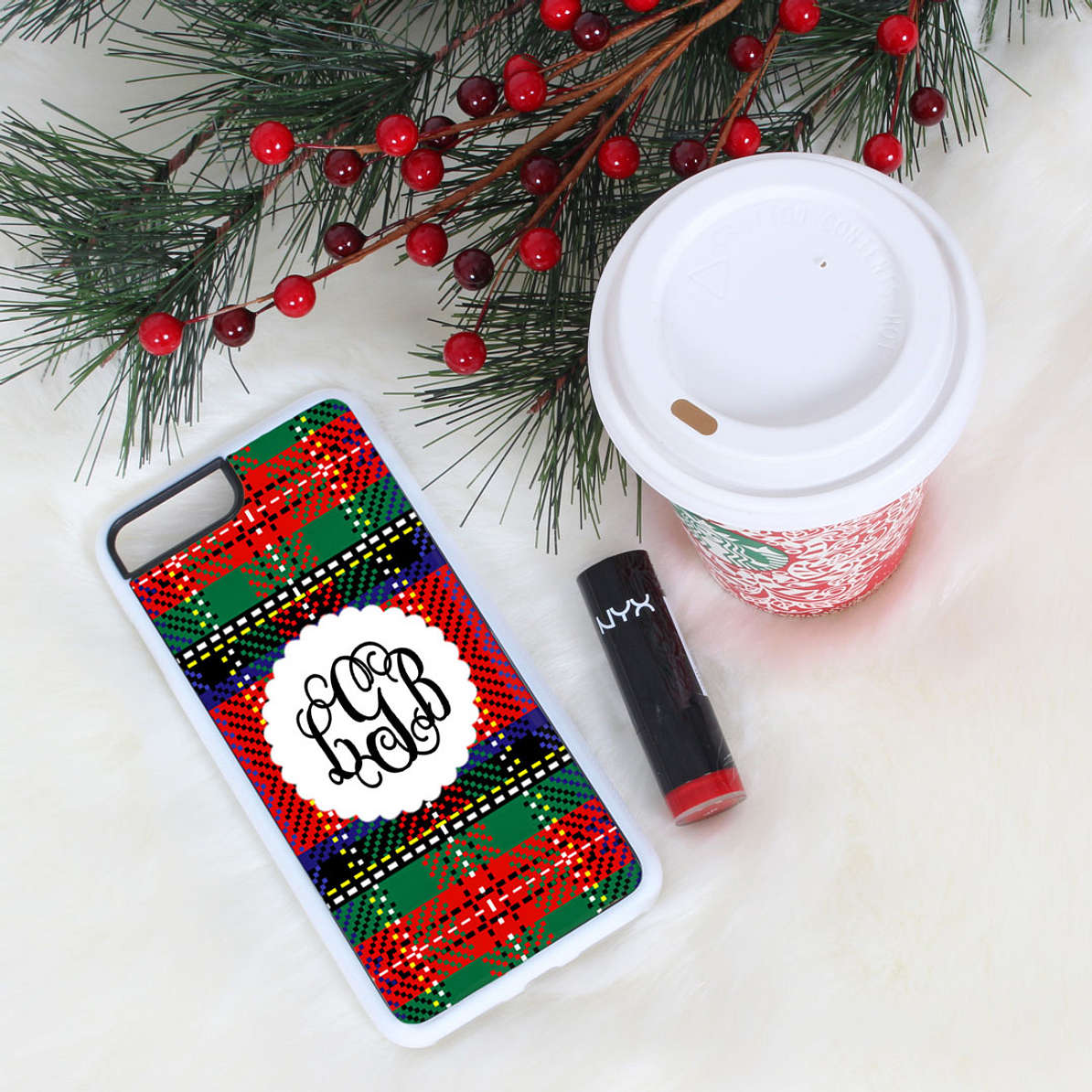 Monogrammed iPhone 7 Plus Case